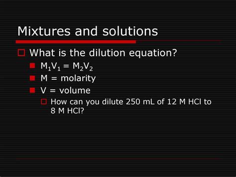 mixtures and solutions ppt download