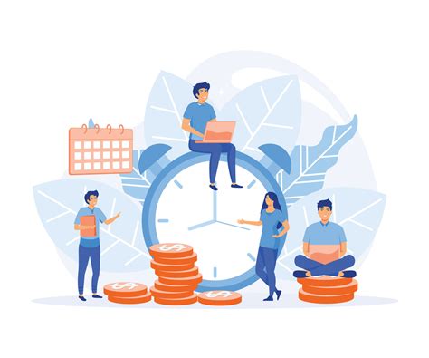 An Objective Assessment Possibilities Deadline Close Up Alarm Clock Flat Vector Modern