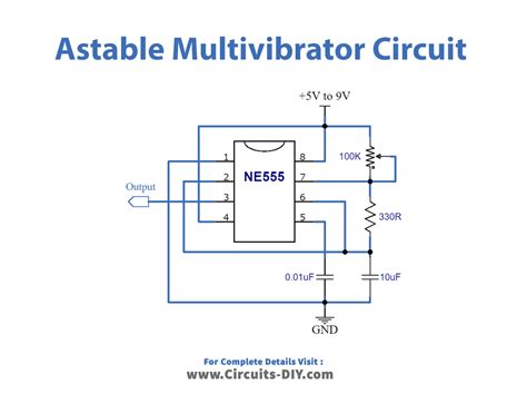 Astable Multivibrator Circuit