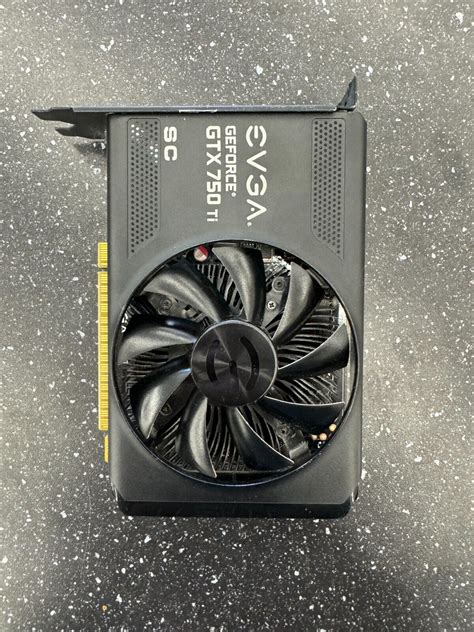 Used Evga Geforce Gtx 750 Ti Sc 2gb Gddr5 Graphics Card Dvi Hdmi Displayport Ubb Threads