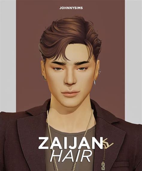 Santino Hair Johnnysims Sims Hair Sims 4 Hair Male Sims