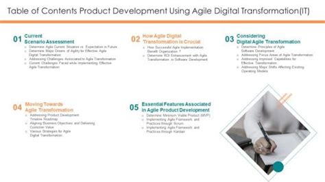 Product Development Using Agile Digital Transformation It Powerpoint Templates Slides And Graphics