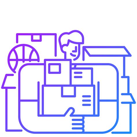 hoarding generic gradient outline icon