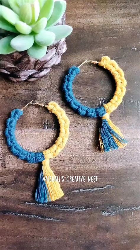 Diy Macrame Earrings Artofit