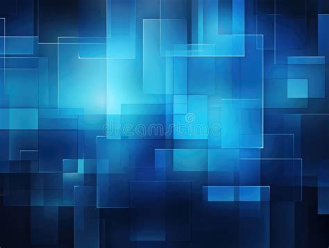 Blue Abstract Background With Squares And Rectangles Stock Illustration Illustration Of