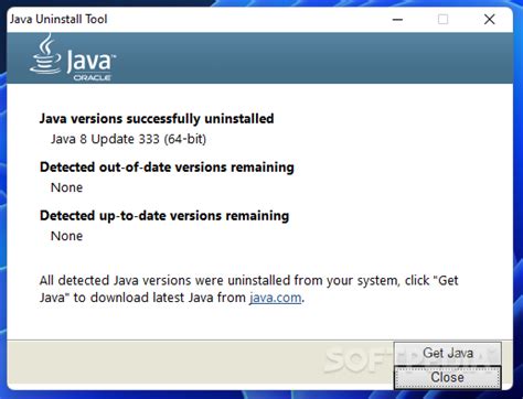uninstall java