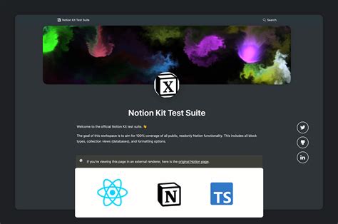 react notion x react renderer for notion made with react js