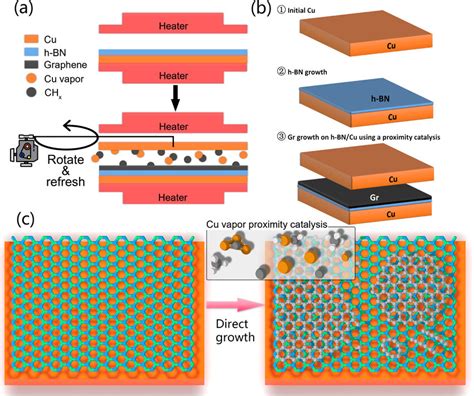 Growth Of Vertically Stacked Gr H Bn Heterostructures A B Download Scientific Diagram