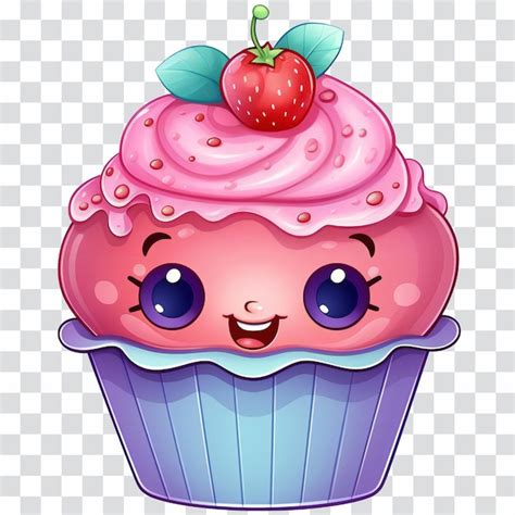 Caracteres De Dibujos Animados De Pastelitos Bonitos Aislados En