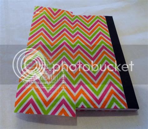 updating boring school supplies with duck tape