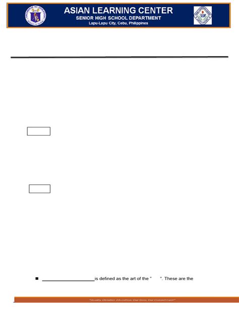 Cpar Week 1 Pdf Liberal Arts Education