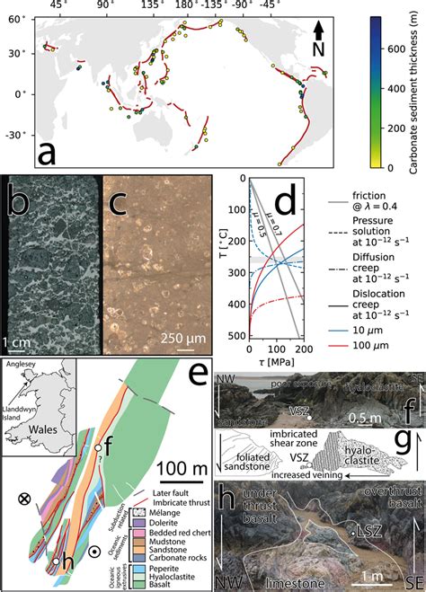 Carbonates In Subduction Zones A Map Of Subduction Zone Ocean Download Scientific Diagram
