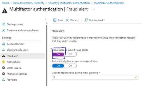 Allow Users To Submit Multifactor Authentication Fraud Alerts In Azure Ad Using Graph Api