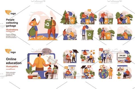 Bundle Concept Vector Illustrations