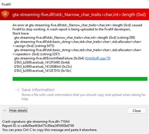 Every Time I Try To Load Into Any Game This Shows Up In Fivem FiveM Client Support Cfx Re