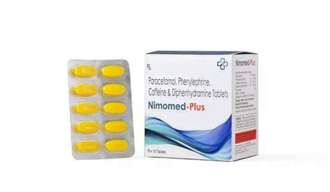 Paracetamol Phenylephrine Caffeine Tablets At Rs 158box Paracetamol