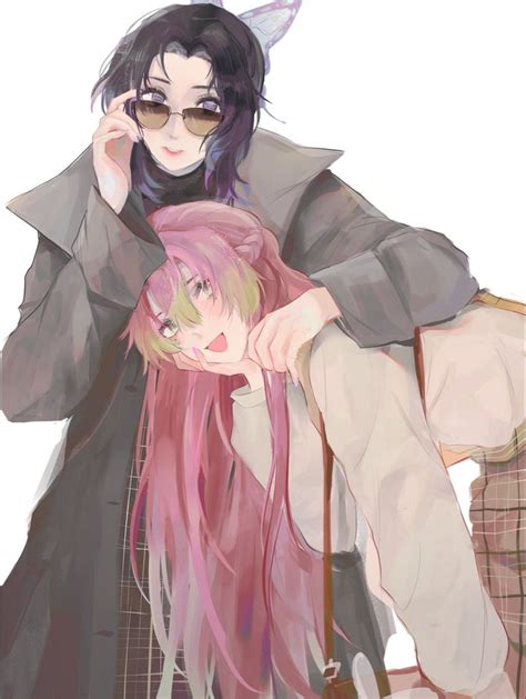 Mitsuri X Shinobu Anime Demon Slayer Anime Girlxgirl