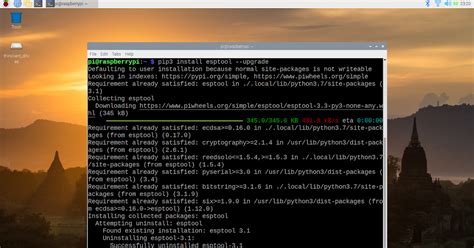 embedded things upgrade esptool using pip3
