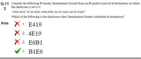 Computer Networks Checksum