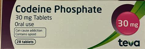 Get Codeine Phosphate 30mg Online Safe And Affordable