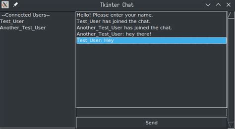 Github Mark Ruddysocketchat Basic Python Chat App With A Tkinter