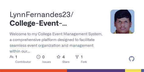 Github Lynnfernandes College Event Management System Welcome To My College Event Management