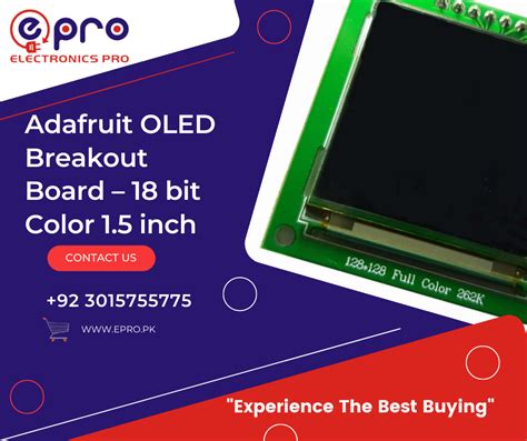 Electronics Pro Adafruit Oled Breakout Board 18 Bit Facebook