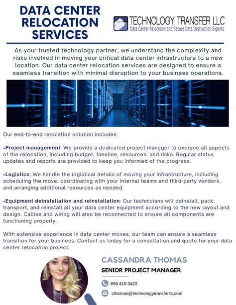 Cassandra Thomas On Linkedin Our Team At Technology Transfer Llc With Years Of Experience