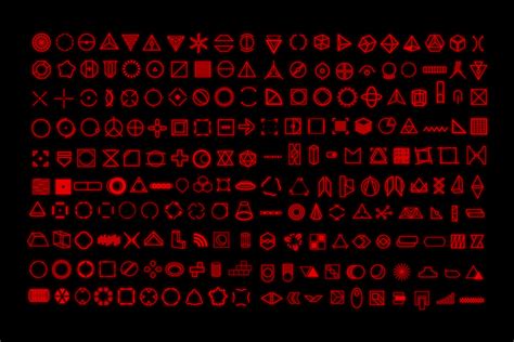 Cyberpunk Simple Shape Vector Templates