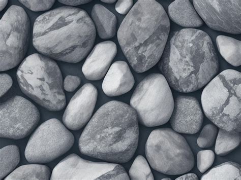 Premium Ai Image Rocks Pattern