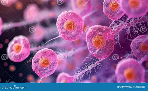 Chlamydia Trachomatis Bacteria Under A Microscope Ai Generated Stock