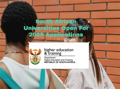 South African Universities Open For 2025 Applications Tvet Colleges