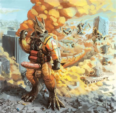 Rule 34 4 Claws 4 Fingers 4 Toes Anthro Balls Biceps Biped Blackestmanamultis Brown Gas Brutus