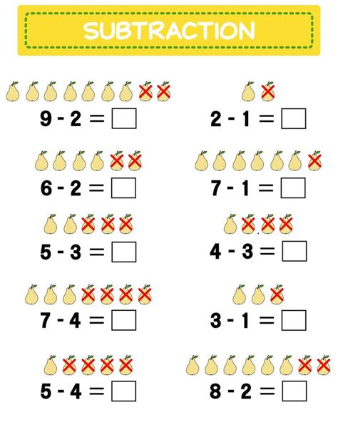 Subtraction Worksheets With Examples Written Subtraction Mixed