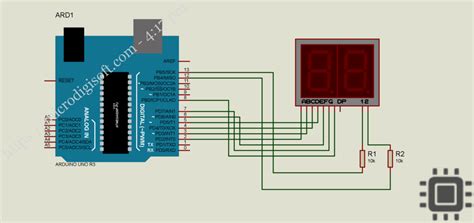 Step By Step Guide 2 Digit Seven Segment Display With Pic16f877a