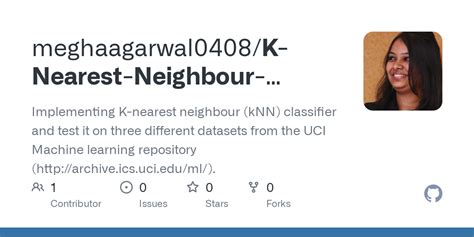 Github Meghaagarwal0408k Nearest Neighbour Classifier Implementing K Nearest Neighbour Knn
