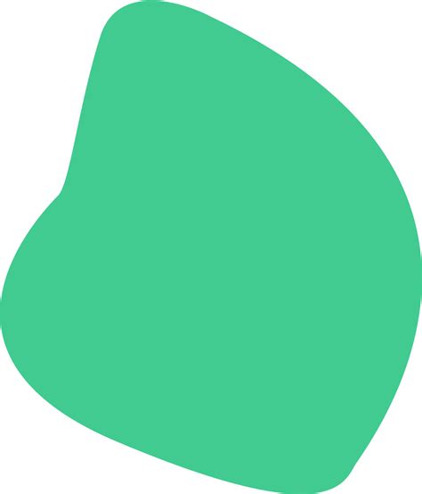 Blob Modern Organic Fluid Abstract Png