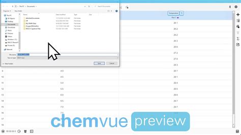 Export Data Chemvue Youtube