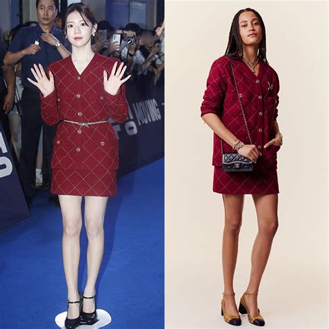 걸친 옷만 2535만원…고윤정 흰 피부 강조한 레드 트위드 룩 스타일m