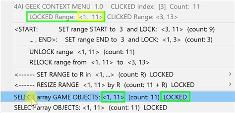 select range lock geek inspector addons 4ai 3d vr apps and game