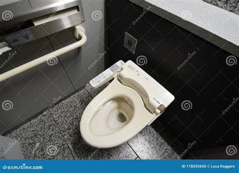 Washlet In A Public Toilet Tokyo Japan Editorial Image Image Of