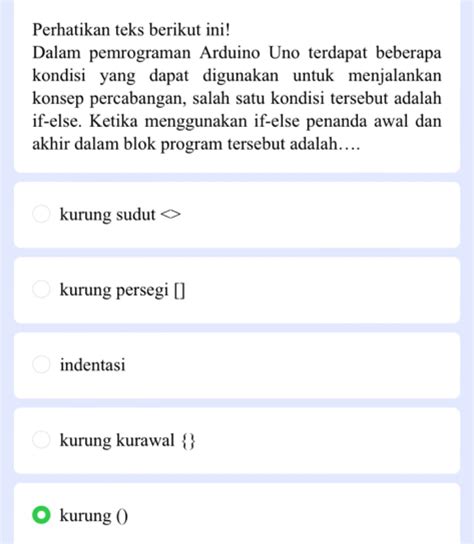 Perhatikan Teks Berikut Inidalam Pemrograman Arduino Uno Terdapat Beber Perhatikan Teks Berikut Inidalam Pemrograman Arduino Uno Terdapat Beber