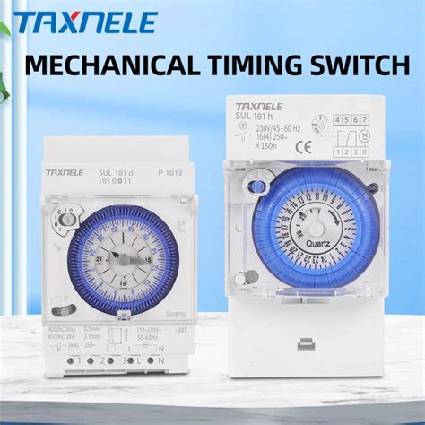 SUL H SUL D Mechanical Timer Hours Time Switch Relay Electrical Programmable Timer