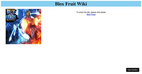 Blox Fruits Codesandbox