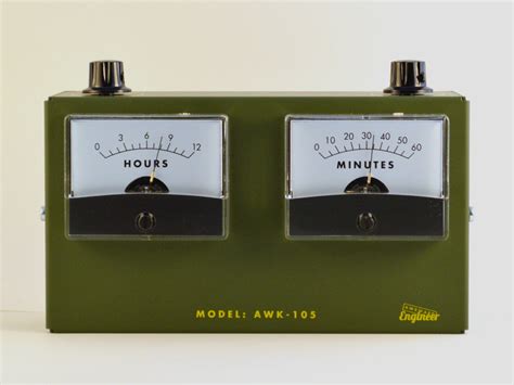 Awkward Engineer Model Awk 105 Analog Voltmeter Clock