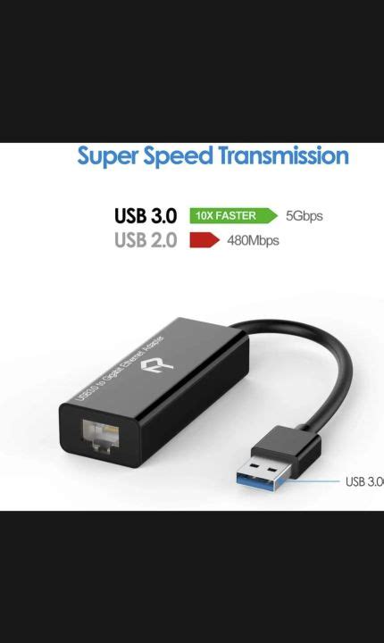 Rankie Usb Network Adapter Usb 3 0 To Rj45 Gigabit 10 100 1000 Mbps