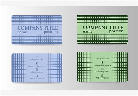 무료 다운로드 명함 디자인 벡터 Ai Eps Uidownload