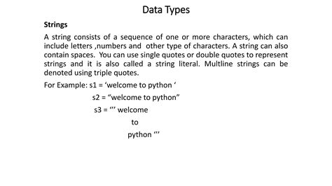 Python Notes For Master Of Computer Appliicationpptpptx Programming