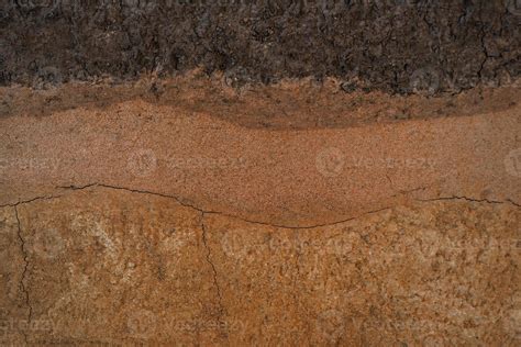 Form Of Soil Layers Its Colour And Textures Texture Layers Of Earth Soil Background 19988346