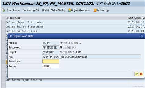 Sap Lsmw批导工具 Csdn博客